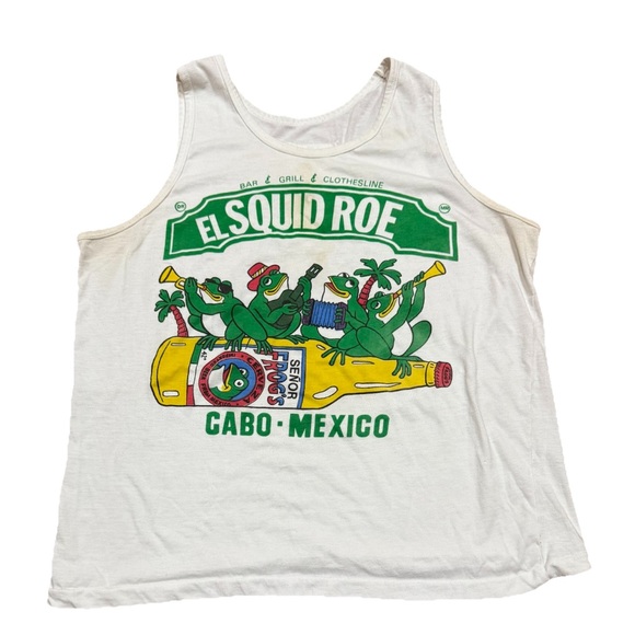 Shirts | Vintage 9s Carlosn Charlies El Squid Roe Tank Top Mens Large ...